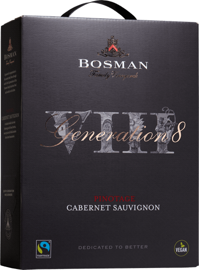 Bosman Generation 8th Pinotage Cabernet Sauvignon 2021 (3000ml) - Rött, Vin - Vinbörsen